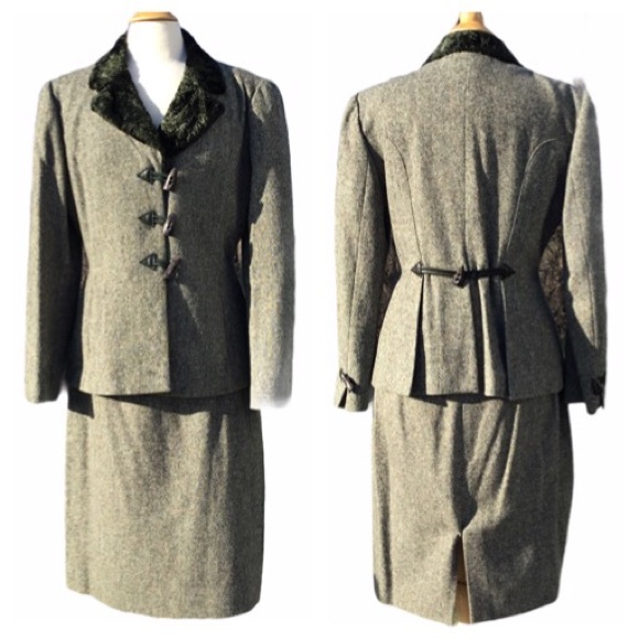 Vintage Georges Rech | Skirts | Vintage Georges Rech Paris Tweed Skirt ...